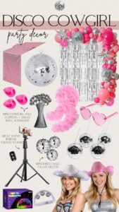 Disco Cowgirl Party Decor Ideas - Haute Off The Rack